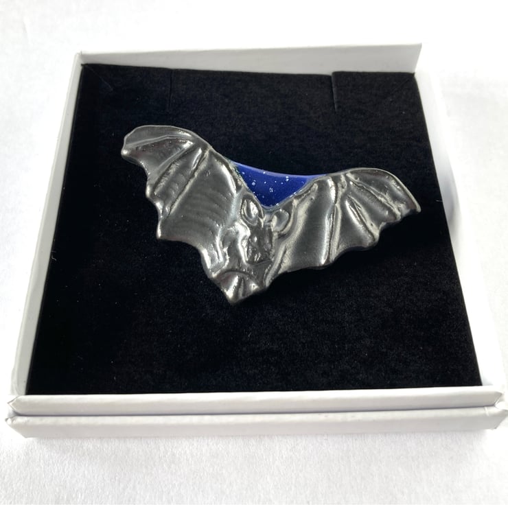 Bat Brooch - Folksy