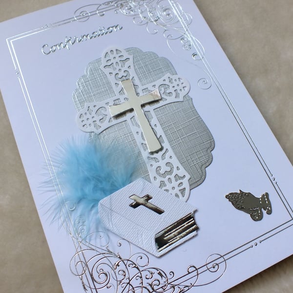 Confirmation Handmade Card - Folksy