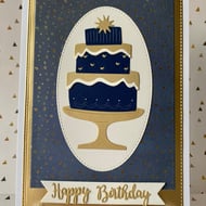 Handmade Birthday Cake Birthday Card - Folksy
