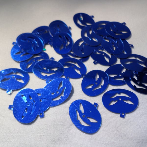 30 x Craft Sequins - Halloween - Pumpkin - 19mm... - Folksy