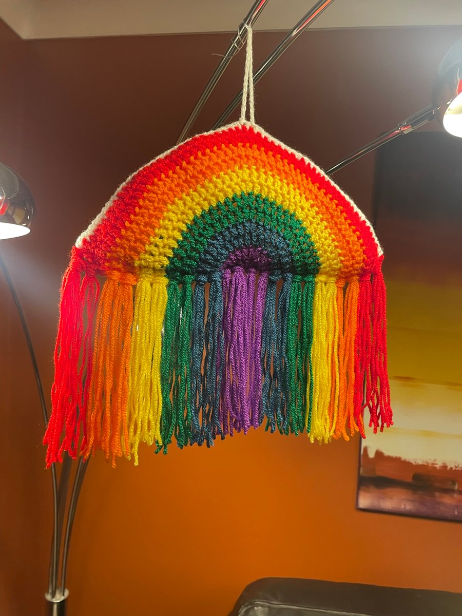 Hanging Rainbow, Nursery Decoration, Pride Rain... - Folksy