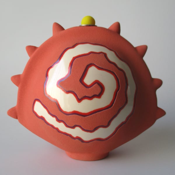 Spiky ceramic vase - Folksy