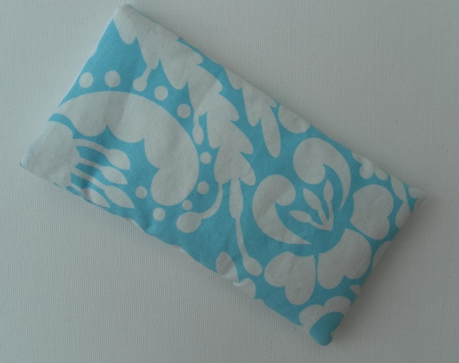 Turquoise and White Glasses Case - Folksy