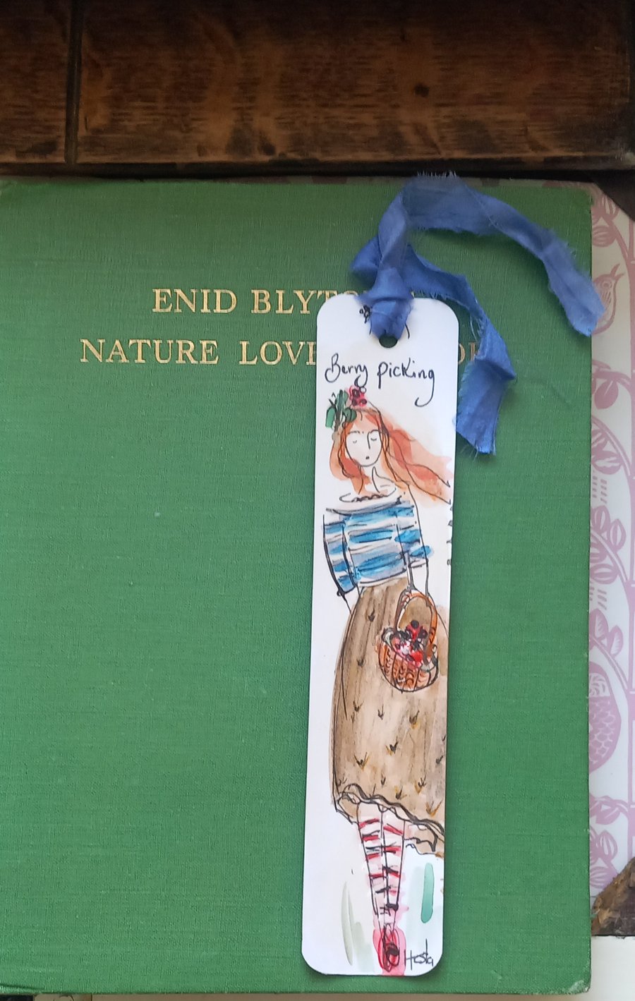 Hand painted book marks - Folksy