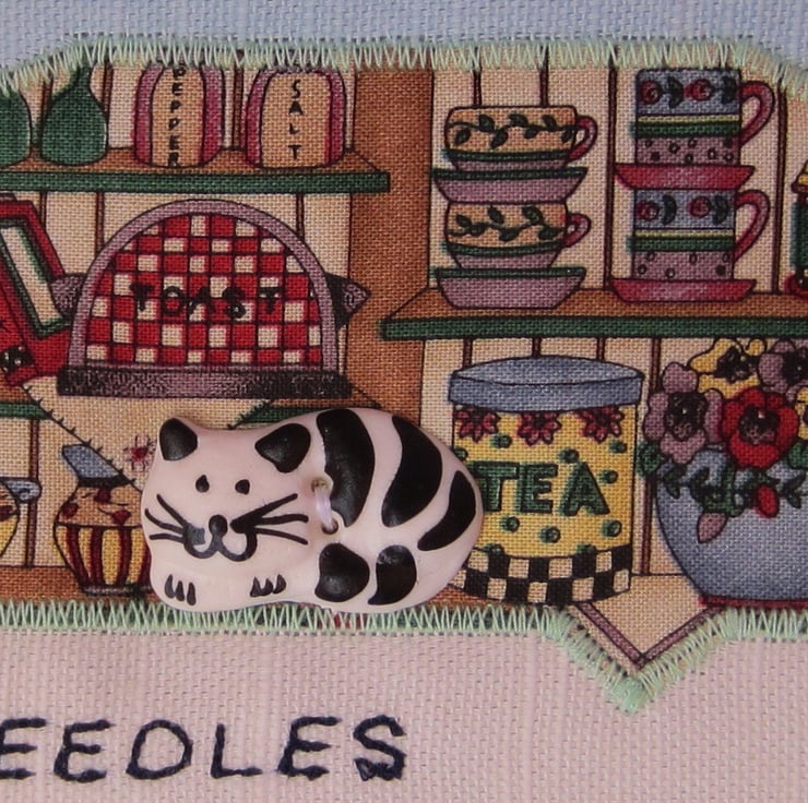 Cat Needle Case - Folksy