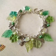 Spring Garden Charm Bracelet - Folksy
