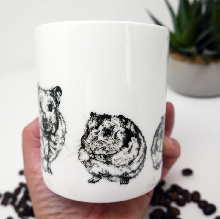 Hamster, Syrian Hamster, Mug, Hamster Mug, Hams... - Folksy