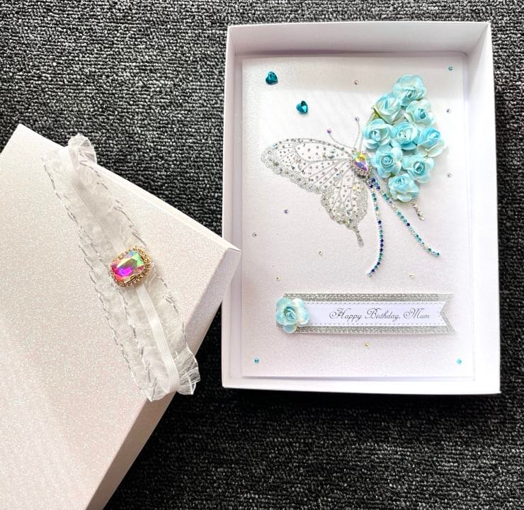 Luxury Personalised Birthday Card, Handmade 3D ... - Folksy