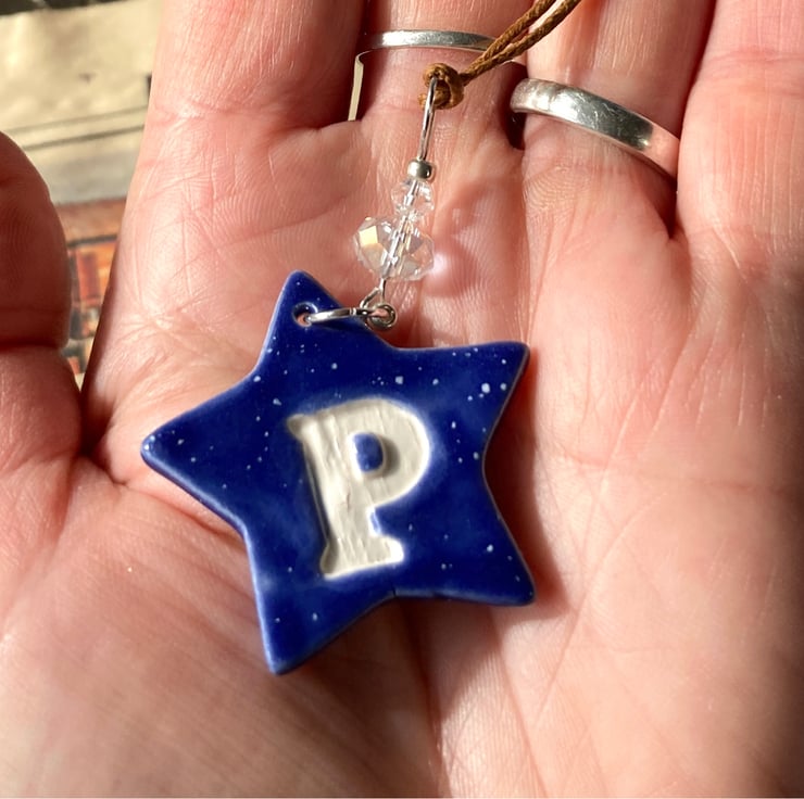 Peace Stars hanging decorations - Folksy