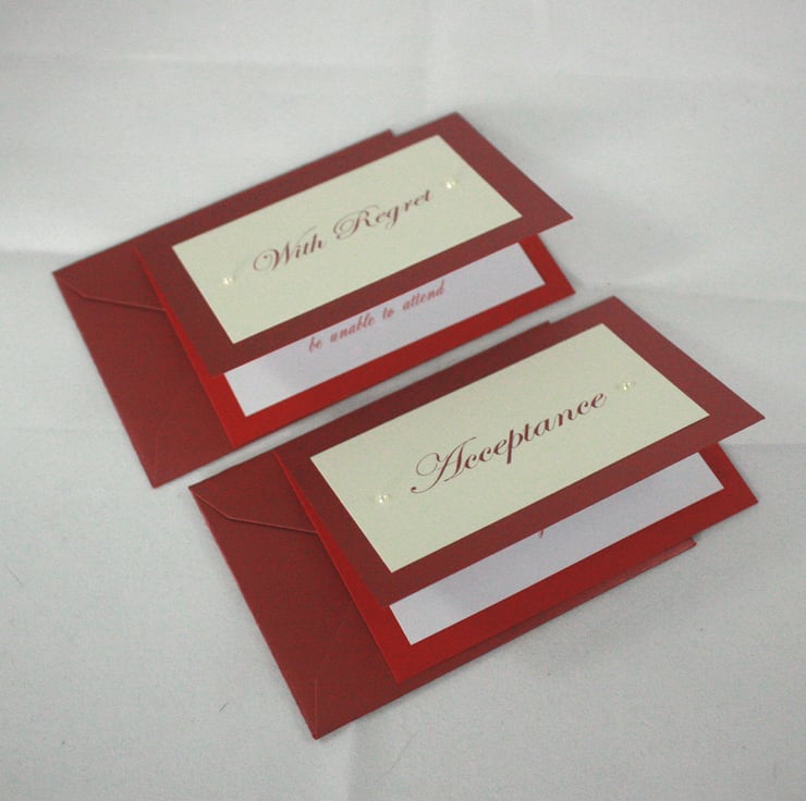 Pack of handmade acceptance & with regret c... - Folksy