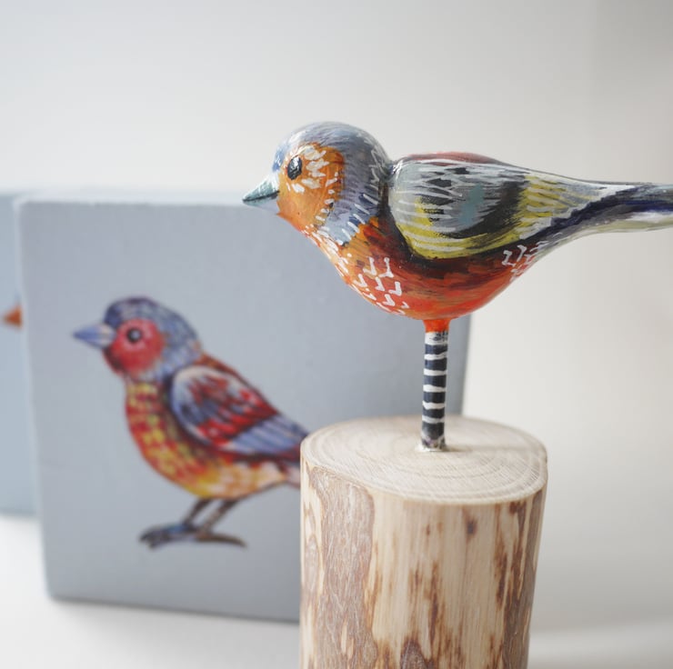 Imaginary Woodland Bird Sculpture - Folksy