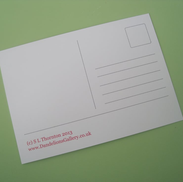 Bunny Rabbit Postcard Print x 2 - Folksy