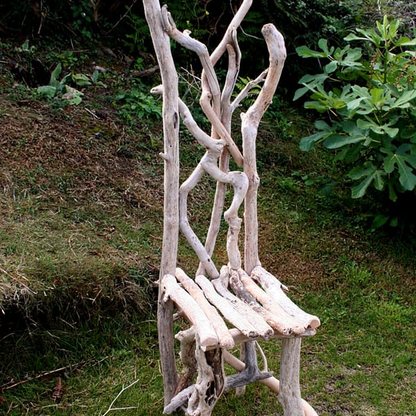 Driftwood Chair, Drift wood Accent Chair, Drift... - Folksy