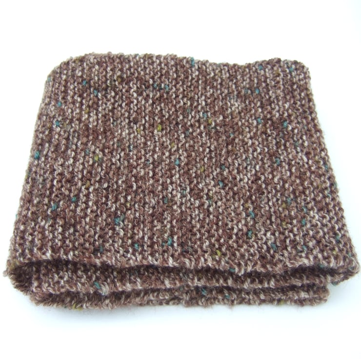 Scarf in Brown Tweed - Folksy