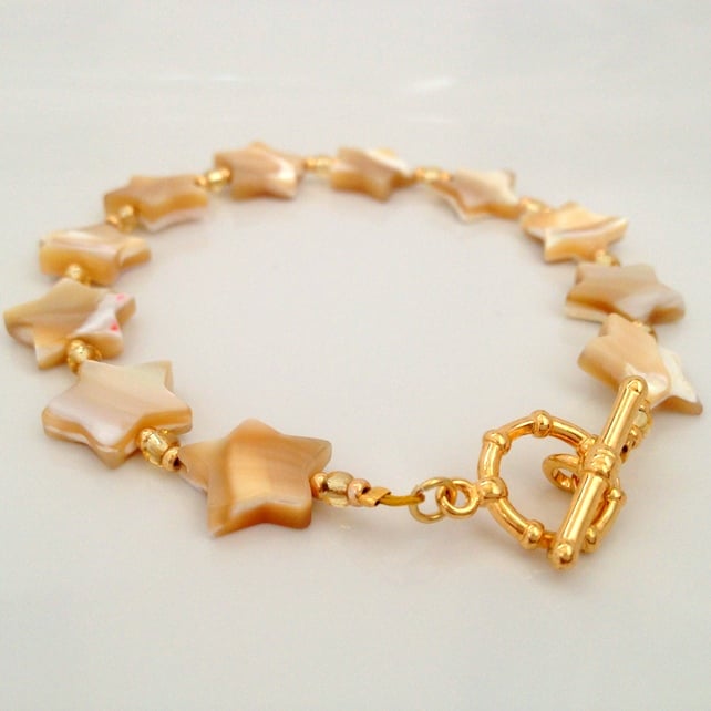 Shell Star Bracelet - Folksy
