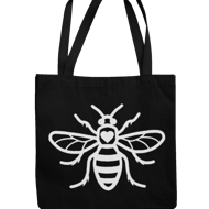 Manchester Bee Tote Bag - Bee ( loveheart) - Folksy