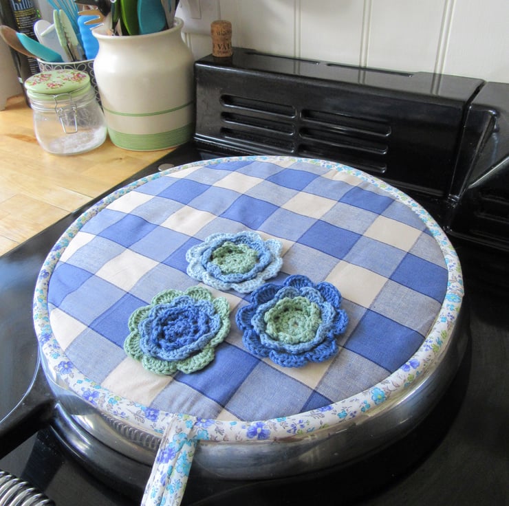 Handmade Aga stove hob topper cover chefs pad - Folksy