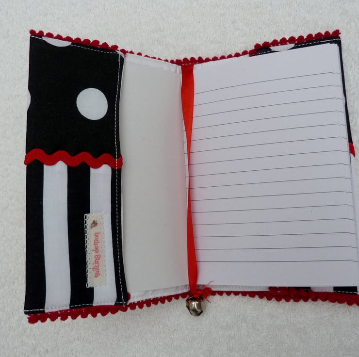 A6 Book Cover with Lined Notebook - Folksy