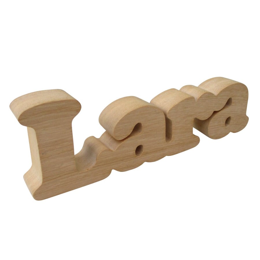 Freestanding Wooden Names - Folksy
