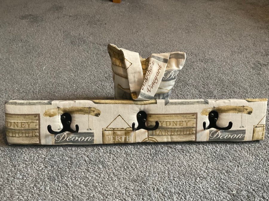 Coastal door stop and coat rack - Folksy