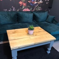 Rustic Farmhouse Coffee Table - Vintage wood co... - Folksy