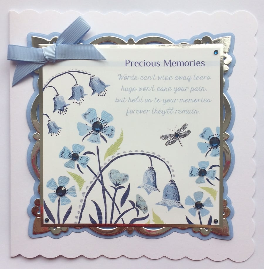 3D Luxury Handmade Card Precious Memories Poem ... - Folksy