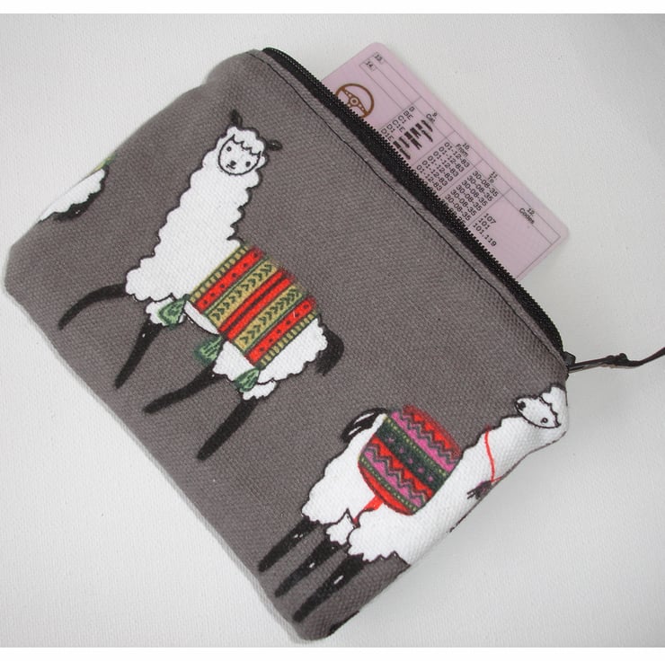 Llama Purse Coin Credit Card Llamas Alpaca Alpacas - Folksy