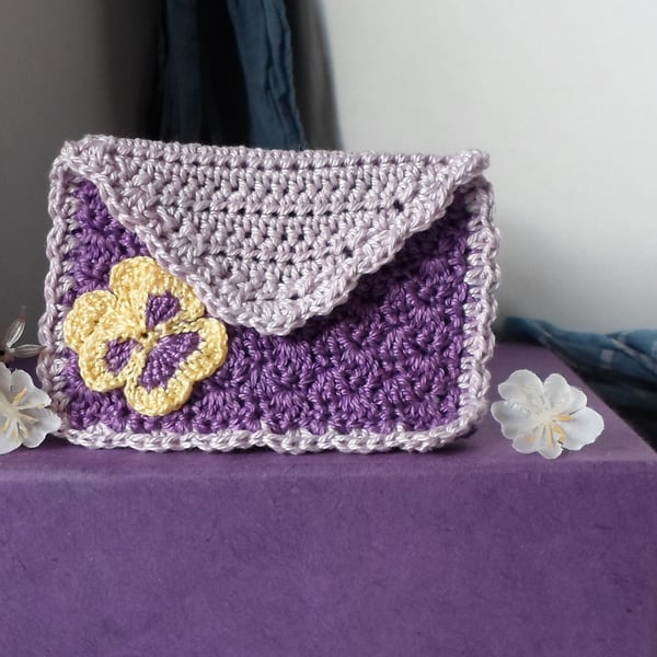 Small Spring purse change purse small gift - Folksy