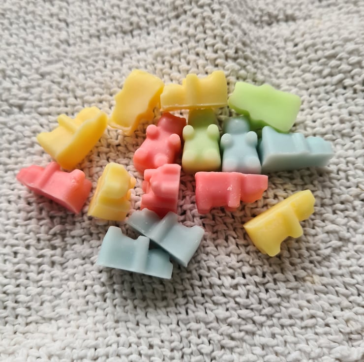 Tutti Frutti Gummy Bears Wax Melts Sweetie Cone - Folksy