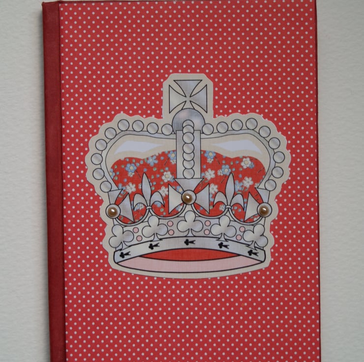 Crown Notebook - Folksy