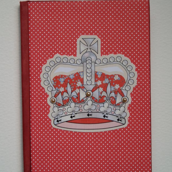 Crown Notebook - Folksy