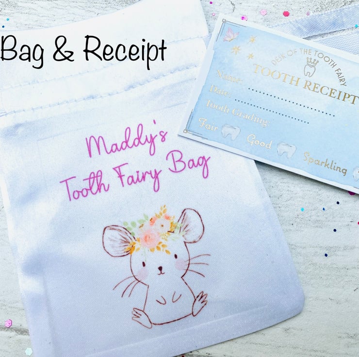 PERSONALISED Tooth Fairy Bag- Loose Tooth Fairy... - Folksy