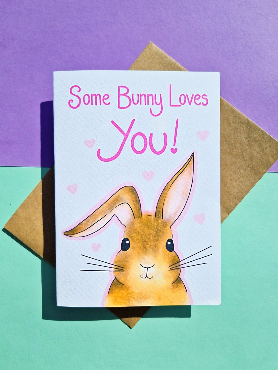 Bunny Valentines Card, Wife Husband Valentines ... - Folksy