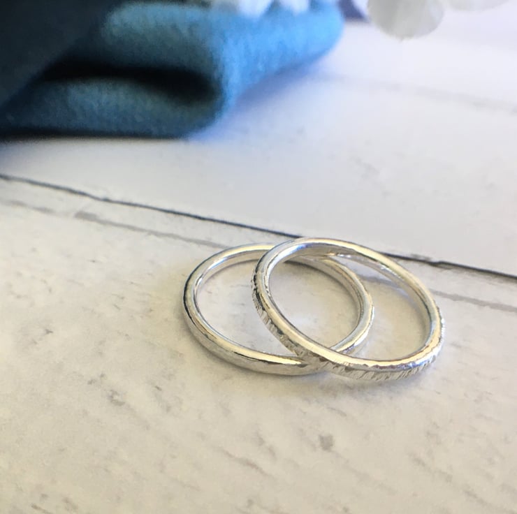 Patterned Stacking Ring - Folksy