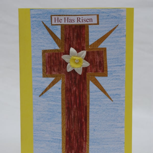 Easter Card Traditional Cross Design - Folksy