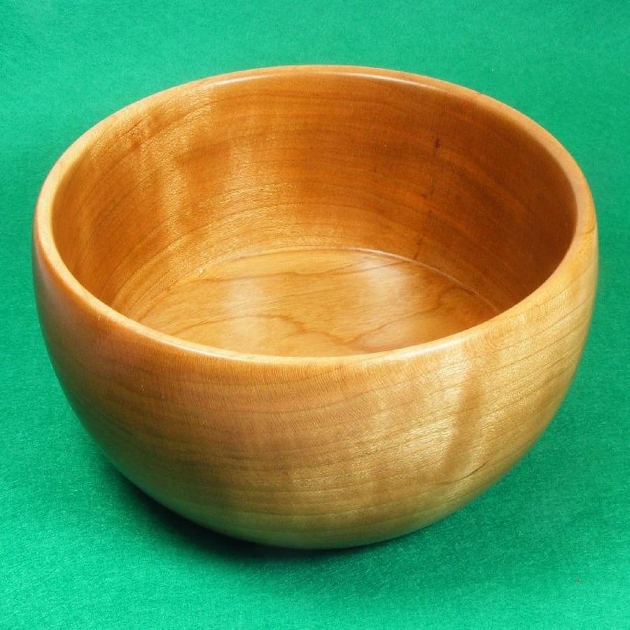 Cherry Bowl - Flat bottomed - 132mm wide (B032) - Folksy
