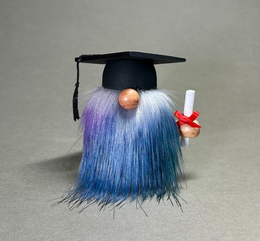 Graduation Gonk with diploma - Folksy