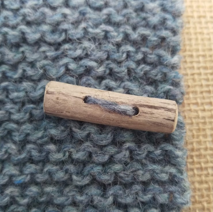Four driftwood toggle buttons - Folksy