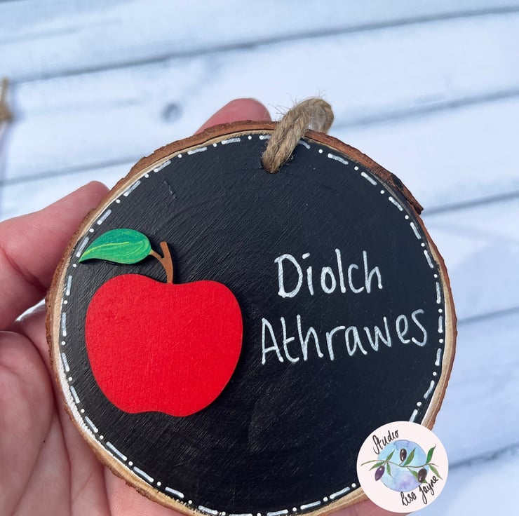 Welsh Diolch AthroAthrawes Thank You Teacher Gift - Folksy