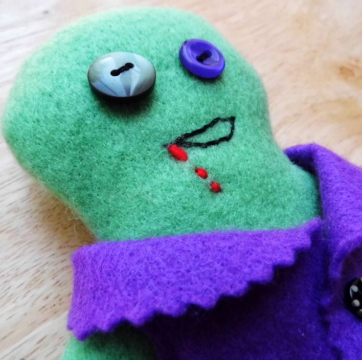 Zombie Voodoo Postman Doll - Folksy