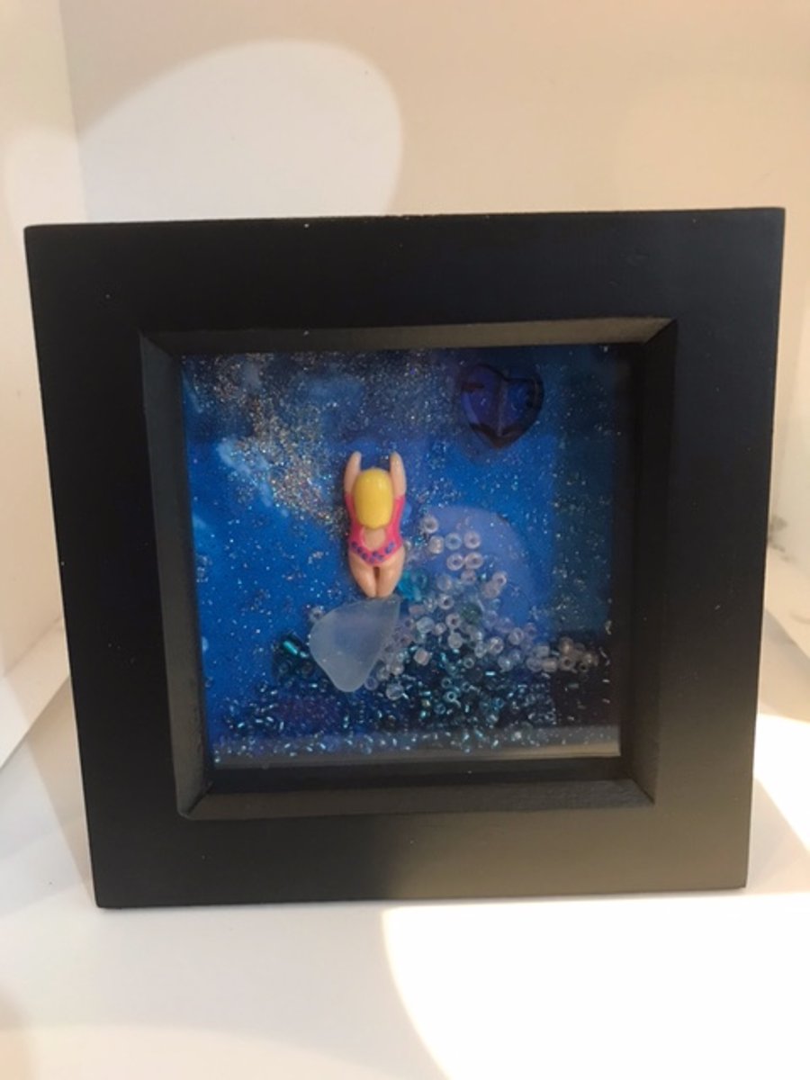 Wild Swimmer Art Frame - Folksy