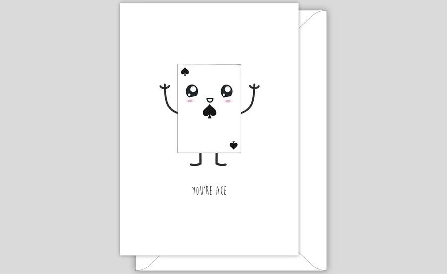Funny Thank You Card - Folksy