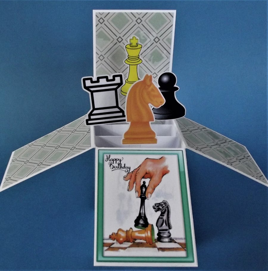 Chess Birthday Card - Folksy