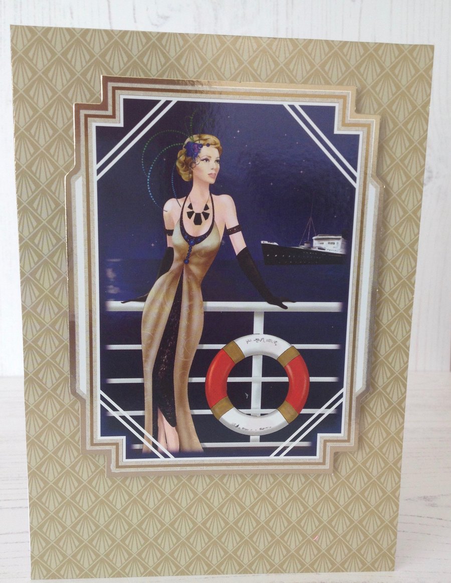 Art Deco Cards - Folksy