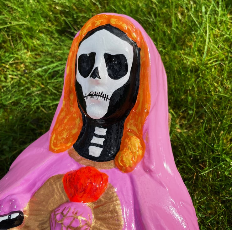 Kitsch Day Of The Dead Virgin Mary Wall Hanging... - Folksy