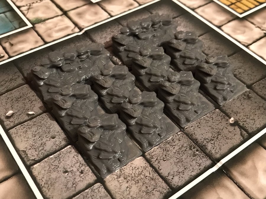Heroquest Board game - Falling rock traps - Blo... - Folksy