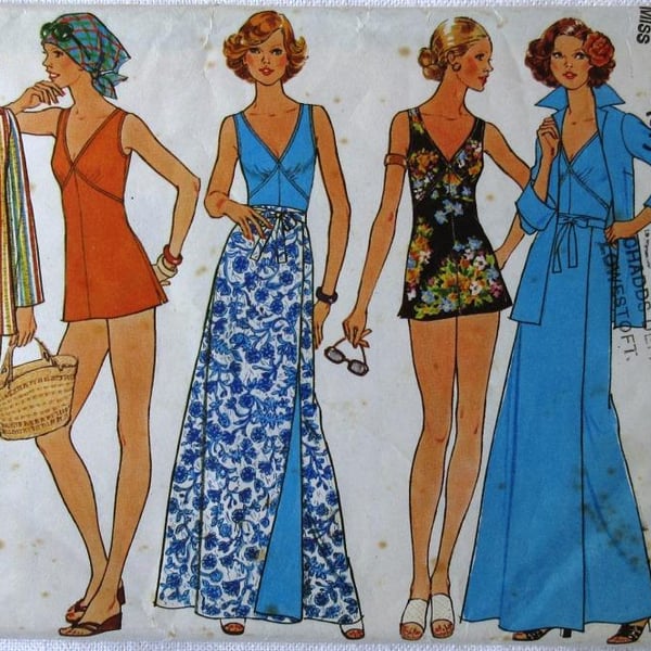 A sewing pattern for a bathing-suit, reversible... - Folksy