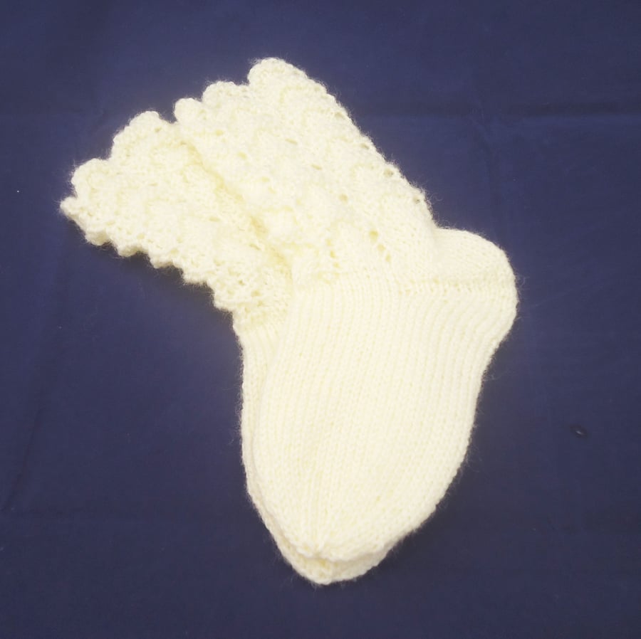 Hand Knit Child Socks, Lace Kids Socks, Childre... - Folksy