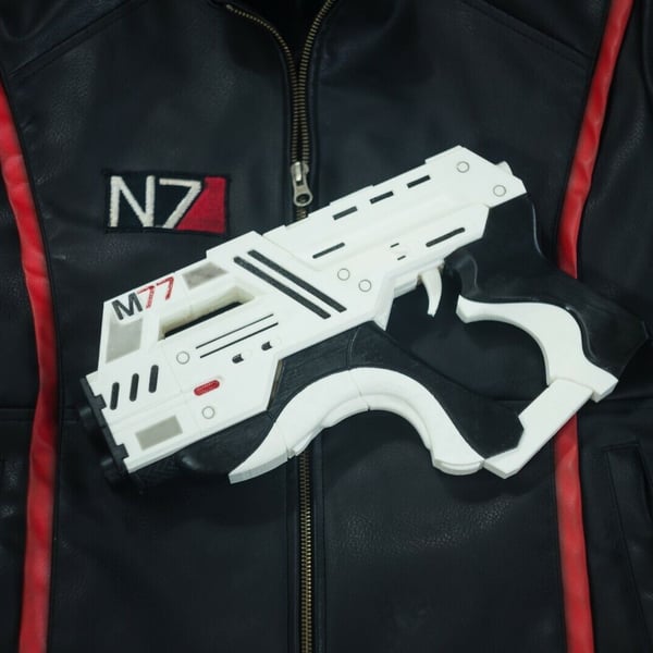 Mass Effect - M77 Paladin Hand Cannon - 3D Prin... - Folksy