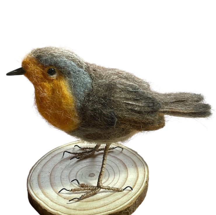 HANDMADE CRAFTED NEEDLE FELTED OOAK EUROPEAN RO... - Folksy